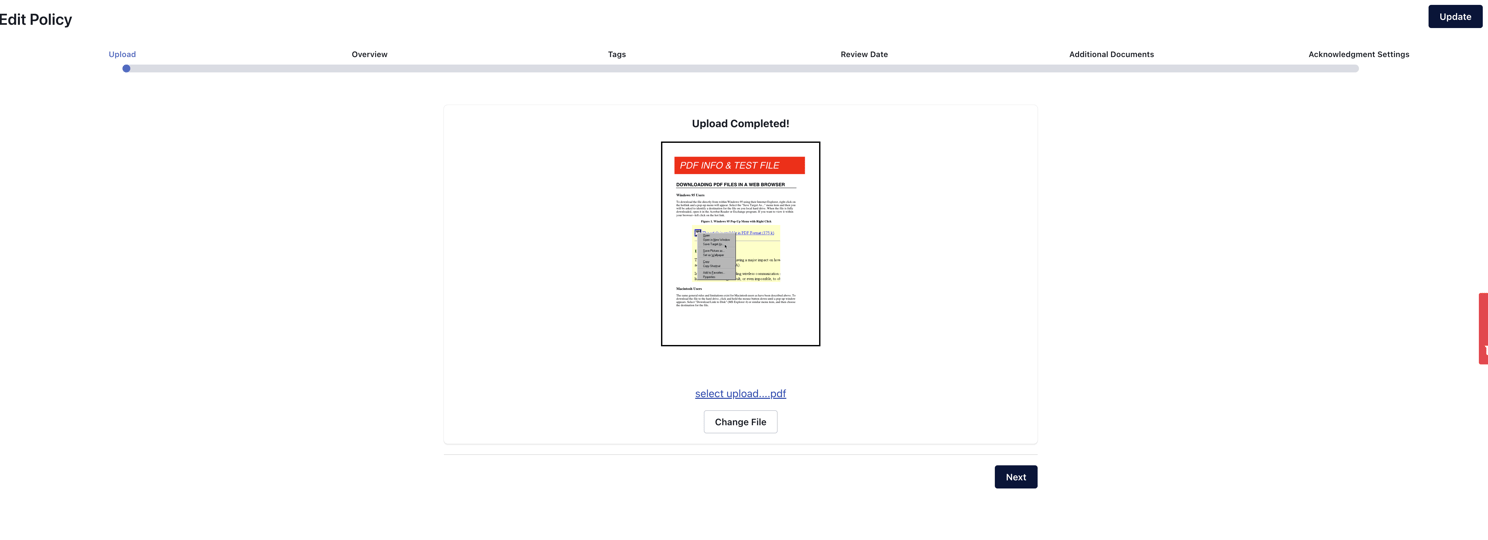 Understanding your Policy Review Table