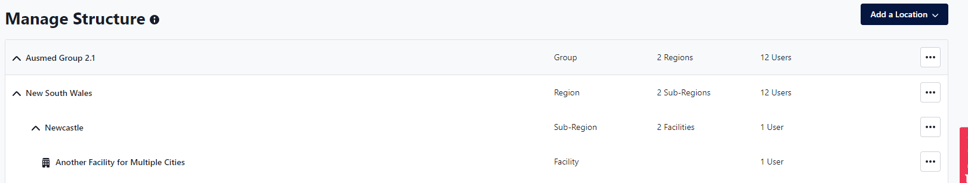 How to Add a Location to your Organisation Structure
