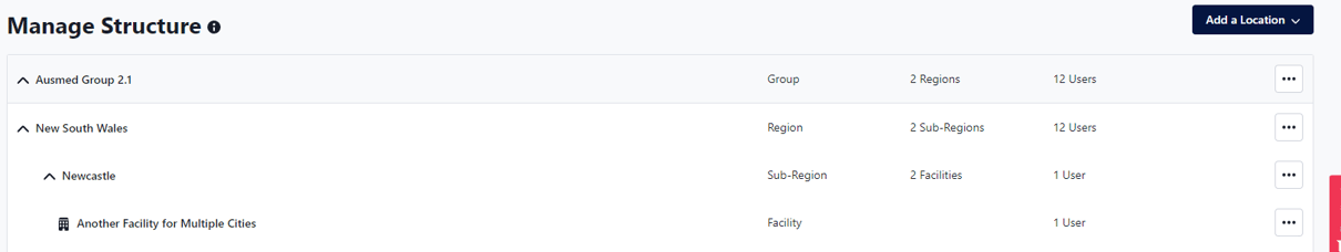 How to Add a Location to your Organisation Structure